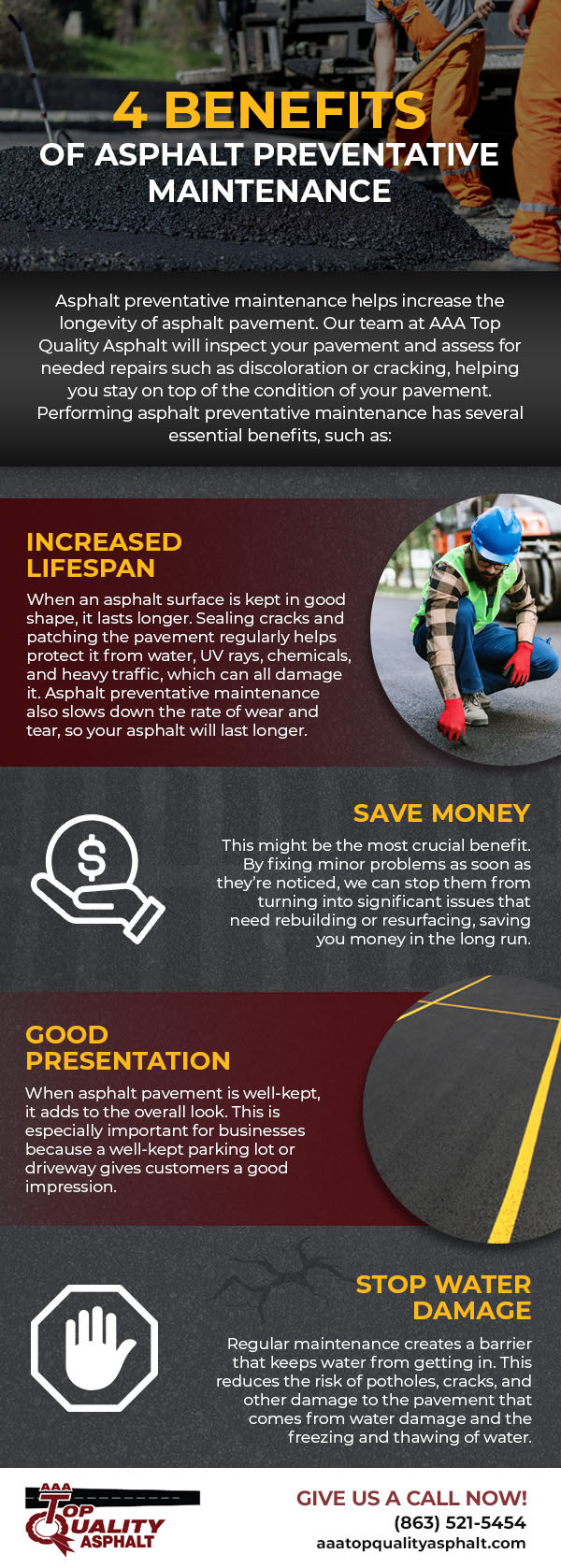 Four Benefits of Asphalt Preventative Maintenance [infographic] | AAA ...